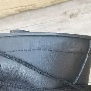 Vintage | Shoes | Vintage 9s Y2k Grunge Punk Rock Black Leather ...